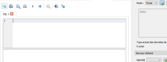 TD - création d'une base de données - Création d'une base de données